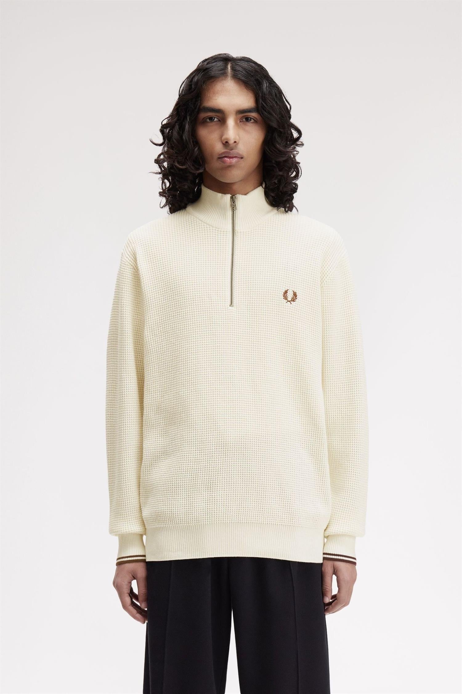 Waffle Stitch Half Zip Jumper – Urban Pioneers Concept Store